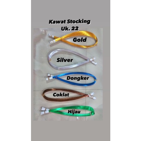 Jual Kawat Bunga Stocking / Kawat Bonsai Ukuran 22 & 24 (Kawat ukuran ...