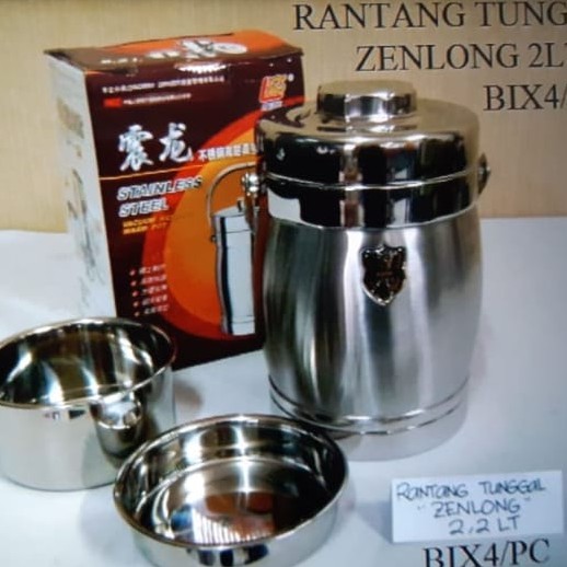 Jual Rantang stainless steel tunggal Zenlong | Shopee Indonesia