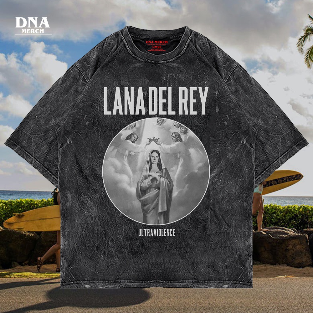Jual Kaos Lana Del Rey Ultraviolence Overisized Washed Tshirt | Shopee ...