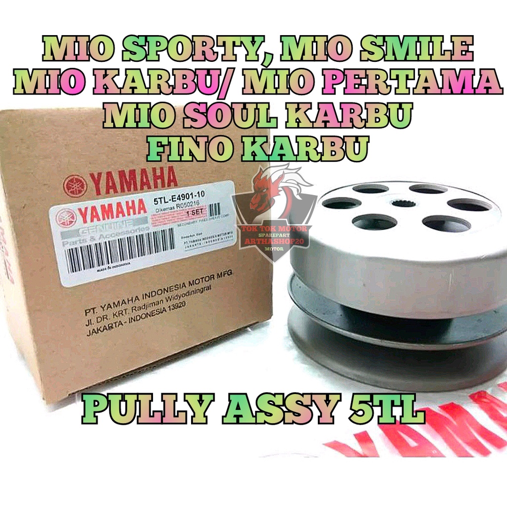 Jual PULLY ASSY 5TL Motor YAMAHA MIO SPORTY / MIO PERTAMA , MIO SMILE ...