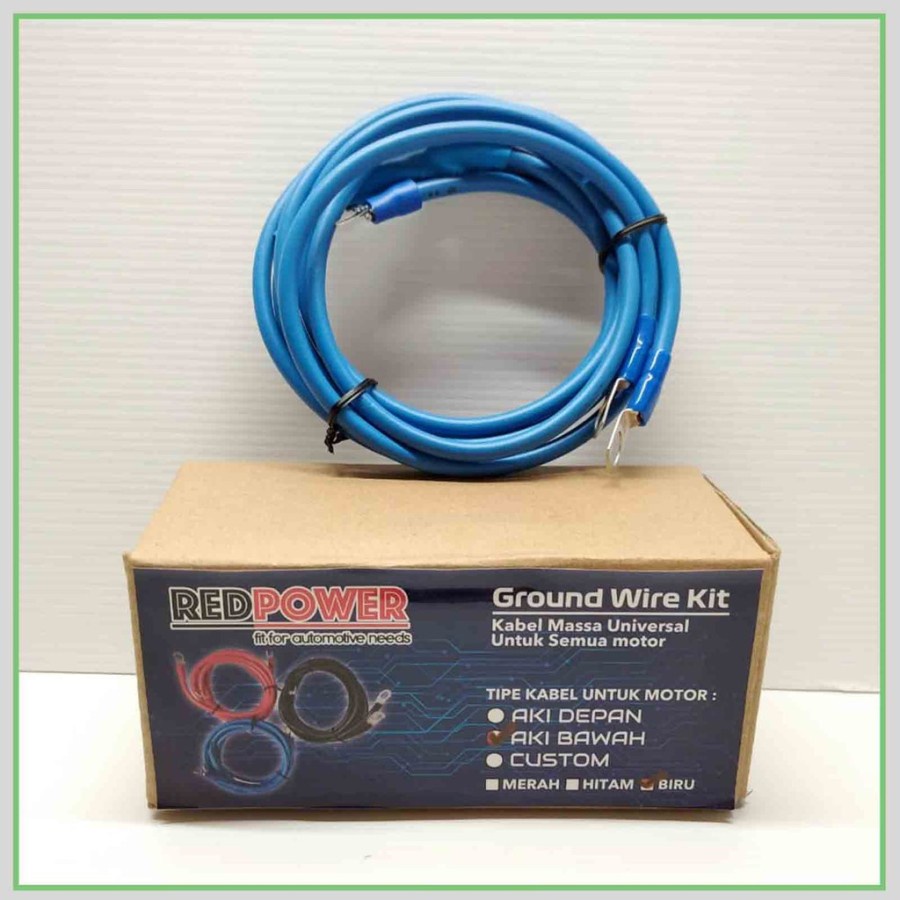 Jual Kabel Ground Sepeda Motor NYAF 6mm REDPOWER Original - Biru Aki ...