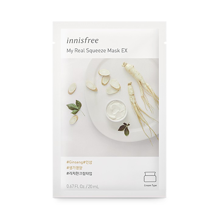 Jual Innisfree My Real Squeeze Mask (Ginseng) | Shopee Indonesia