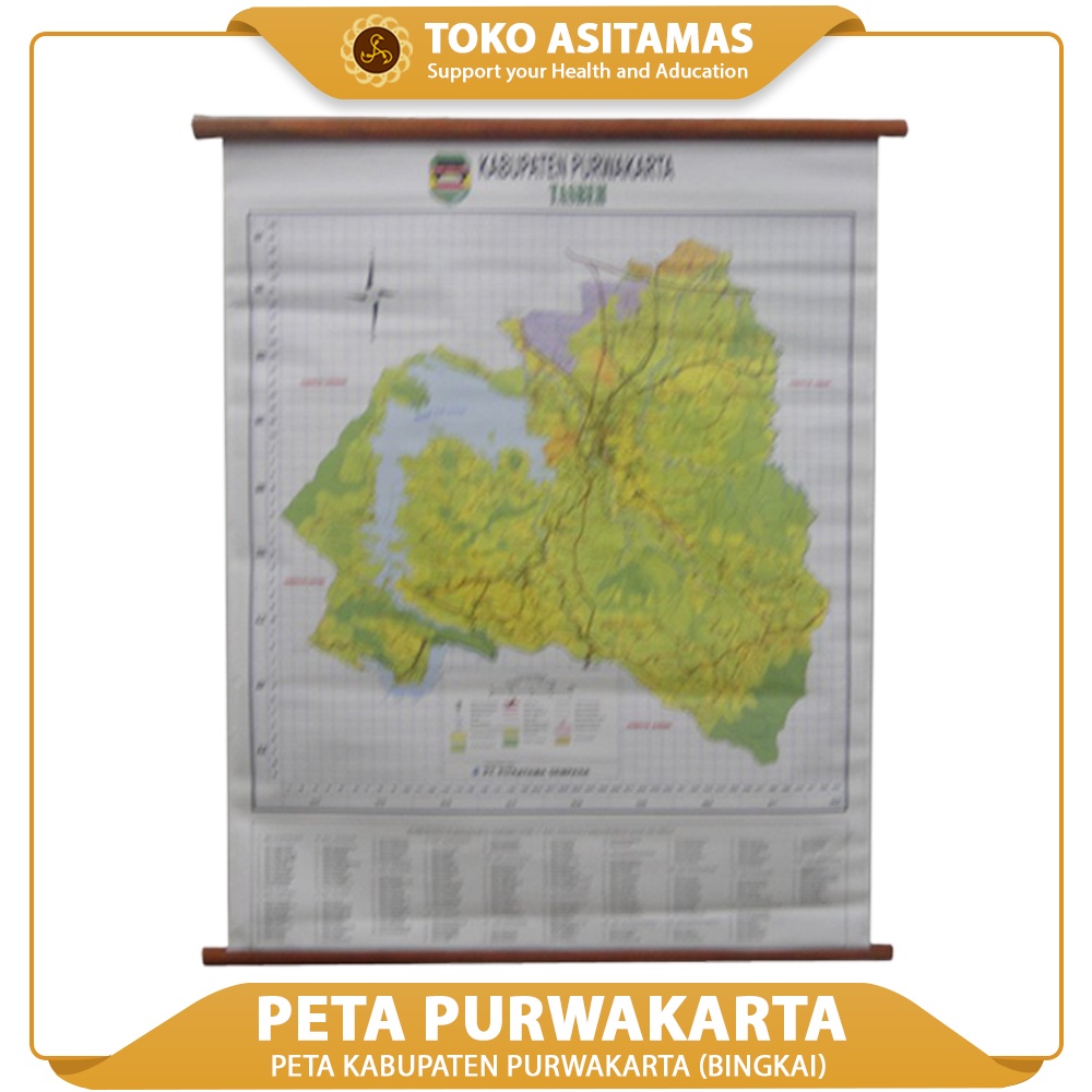 Jual Peta Kabupaten Purwakarta (Bingkai) | Shopee Indonesia