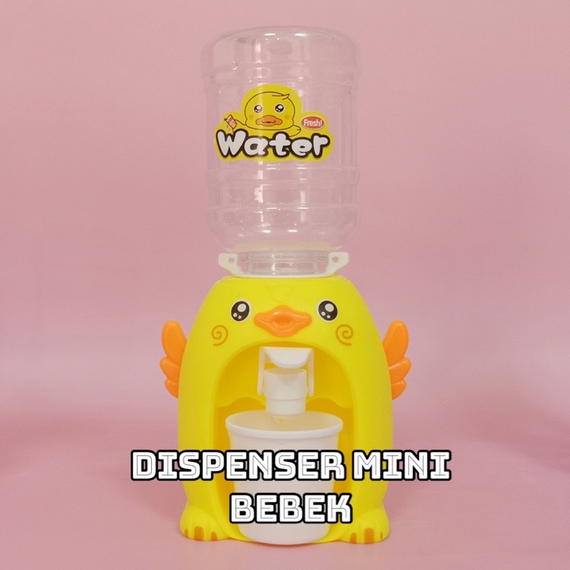 Jual dispenser air galon mini anak karakter / dispenser air panas galon ...