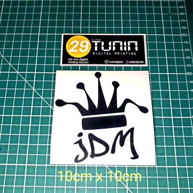 Jual Cutting Sticker stiker decal oracal mobil JDM Japan Mahkota ...