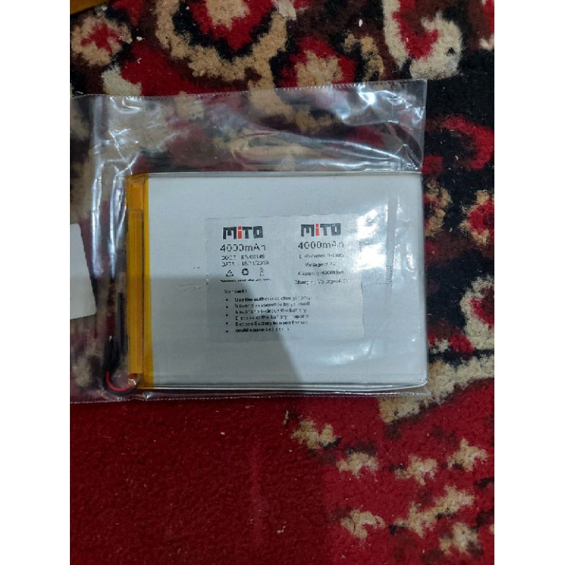 Jual Baterai batre batrai mito t8 pro mito mytab t8 pxl 9, 5 cm X 7cm ...