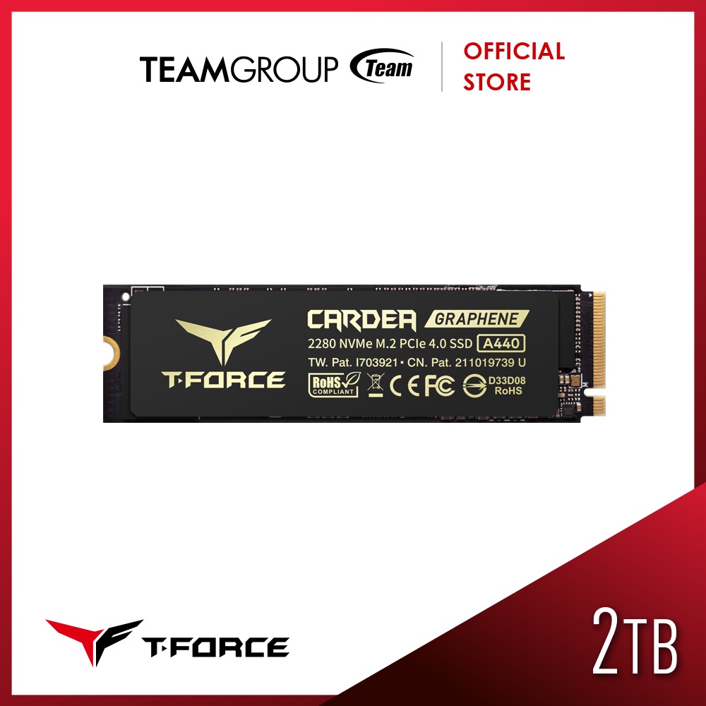 Jual TEAMGROUP T-FORCE SSD M.2 2280 CARDEA A440 PCIe Gen4x4 NVME 2TB ...