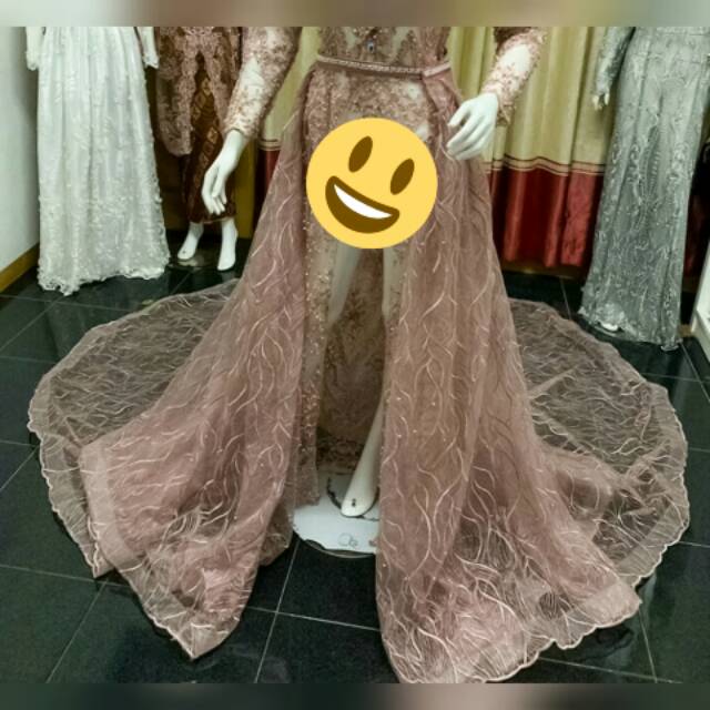 Jual Ekor Pengantin/Ekor Kebaya/Ekor Gaun Pengantin/Ekor Lepas Pasang ...
