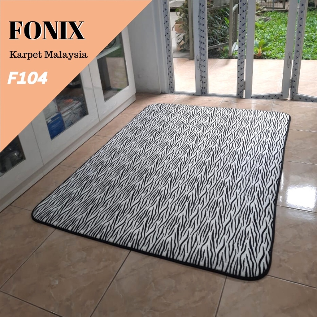 Jual Karpet Busa FONIX Malaysia Bulu Super Lembut Anti Slip 100 x 150 ...