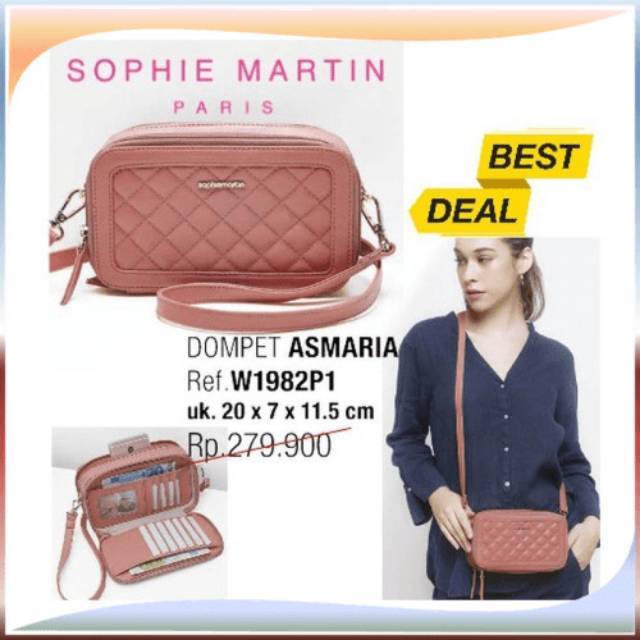 Jual Dompet Sophie - Asmaria (ada tali panjang) | Shopee Indonesia