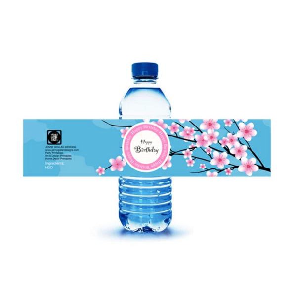 Jual Cetak Sticker Label Aqua Air Minum Kemasan MURAH (isi 100Pcs ...