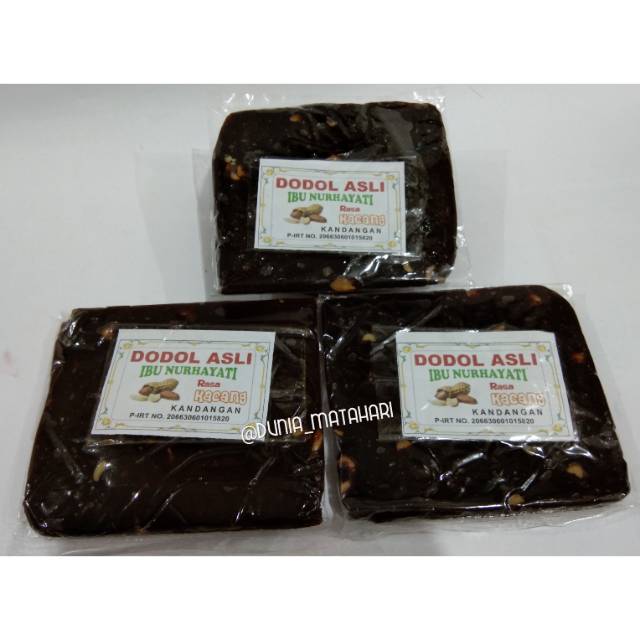 Jual Dodol Bu Nurhayati Lembaran Pack isi 10 pcs | Shopee Indonesia