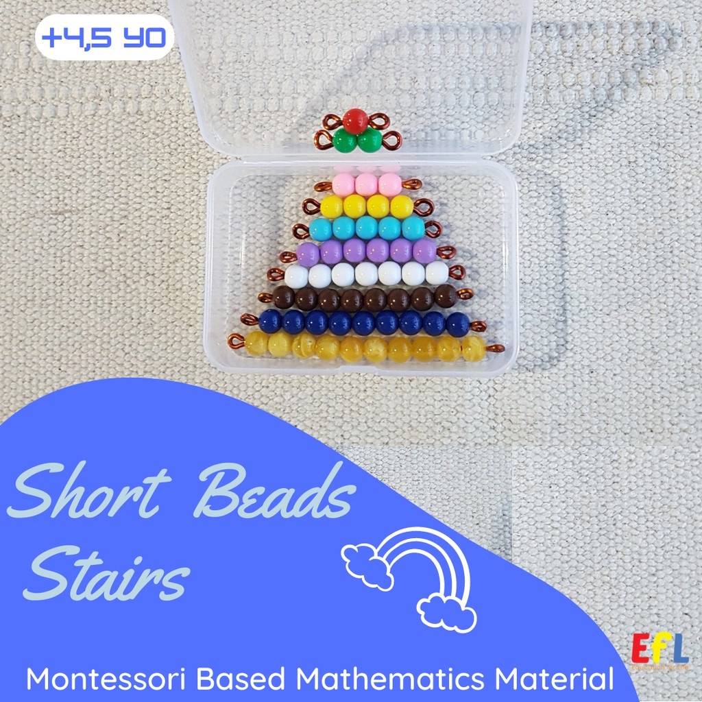 Jual Montessori Short Bead Stair - EFL | Shopee Indonesia