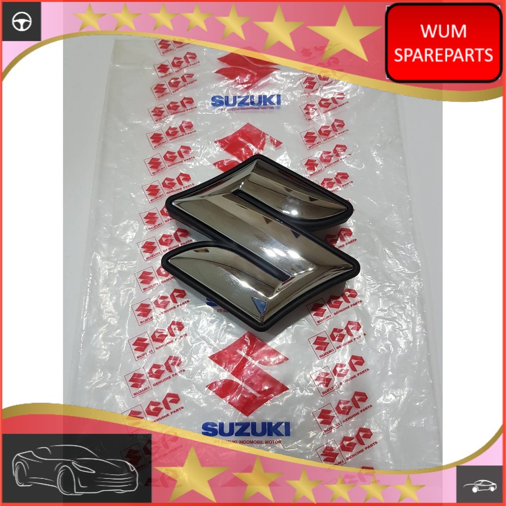 Jual emblem logo " S " di grille sama dudukan SUZUKI APV ARENA original ...