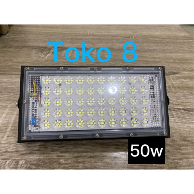 Jual LAMPU SOROT / TEMBAK LED SLIM 50 WATT / 50W / SLIM LED FLOODLIGHT50 WATT AC 220V | Shopee ...