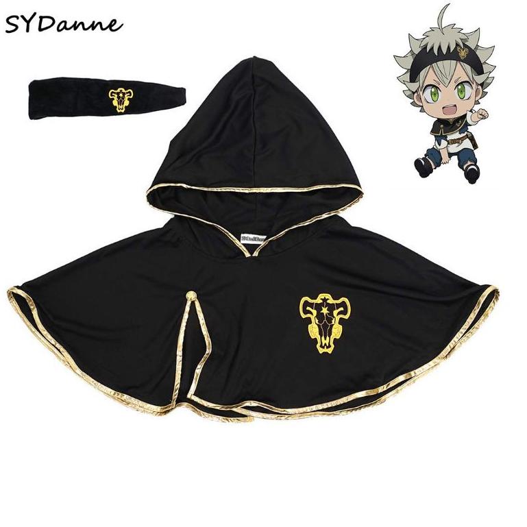Jual Jubah Cloak Asta Black Clover Pasukan Banteng Hitam Yami Noelle ...