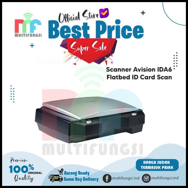 Jual Scanner Avision Ida6 Flatbed Id Card Scan Ida-6 Garansi Resmi ...