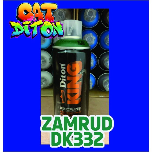 Jual DITON KING 400 ML | DK 332 ZAMRUD / GRAFFITI PAINT DOFF 400ml ...