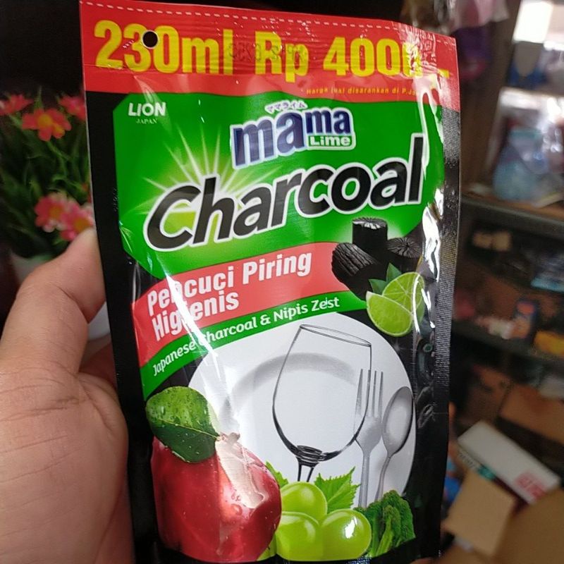 Jual Mama Lemon 230ml per dus charchoal | Shopee Indonesia