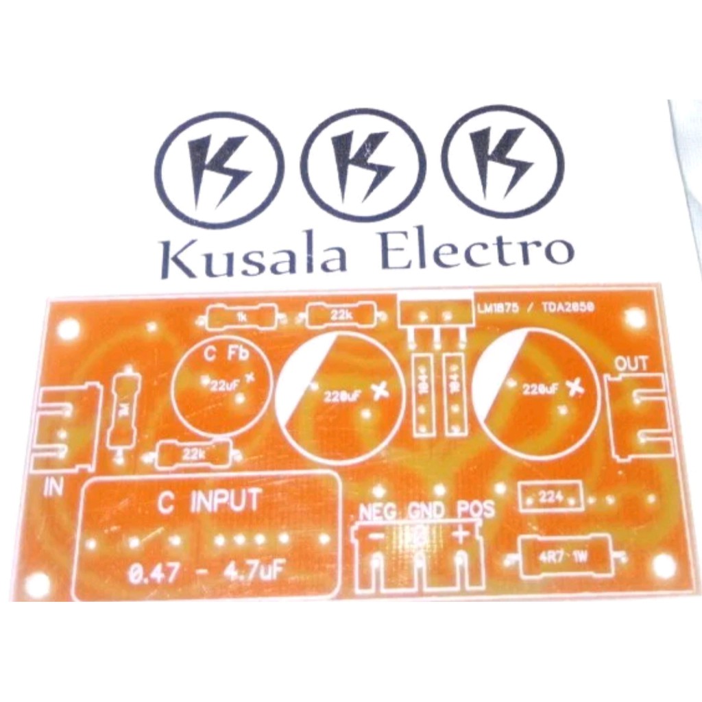 Jual PCB LM1875 mono / Gainclone LM1875 mono / TDA2050 mono | Shopee Indonesia