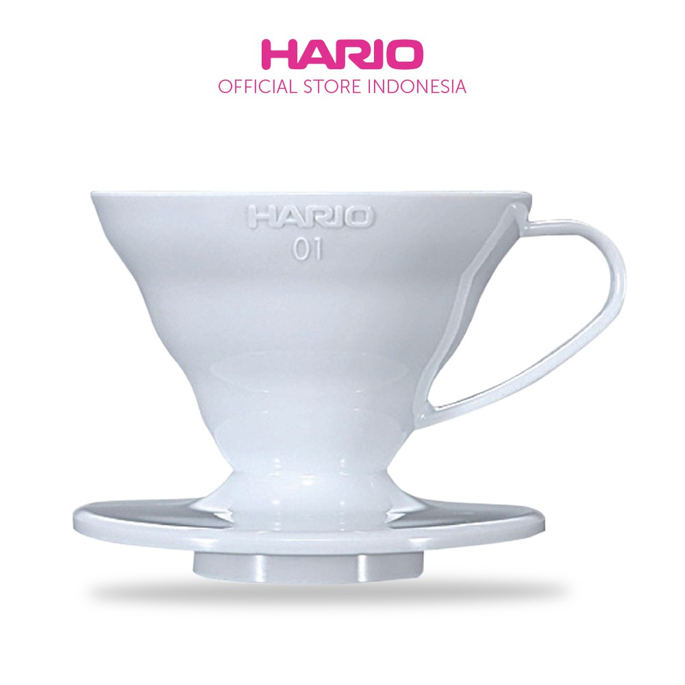 Jual Hario V60 Plastic Coffee Dripper 01 White Vd-01W | Shopee Indonesia