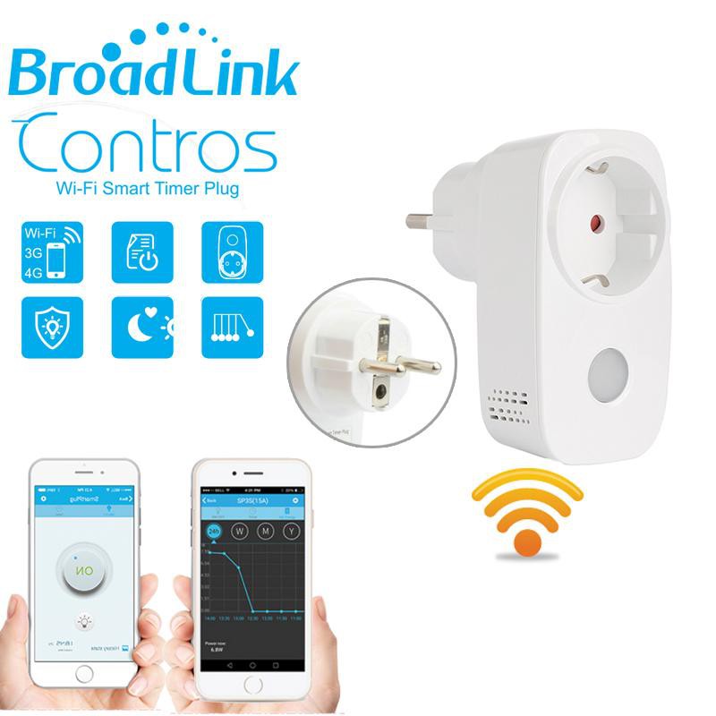 Jual Promo Broadlink Stop Kontak Smart Plug WiFi Timer EU Plug - SP3 ...