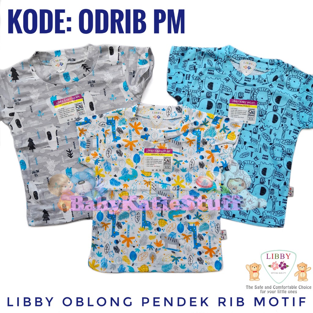 Jual LIBBY BABY WEAR - KAOS OBLONG PENDEK TIPIS (RIB) PRINT PER 3 PCS ... Jual LIBBY BABY WEAR - KAOS OBLONG PENDEK TIPIS (RIB) PRINT PER 3 PCS ...