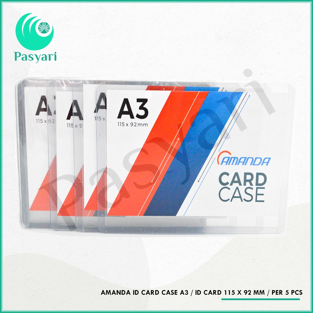 Jual Amanda Id Card Case A3 / Id Card 115 X 92 mm | Shopee Indonesia