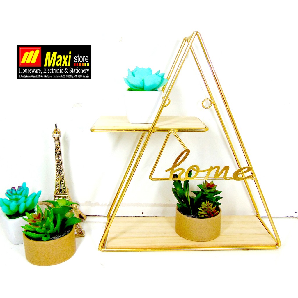 Jual Rak segitiga gold - Maxistore | Shopee Indonesia