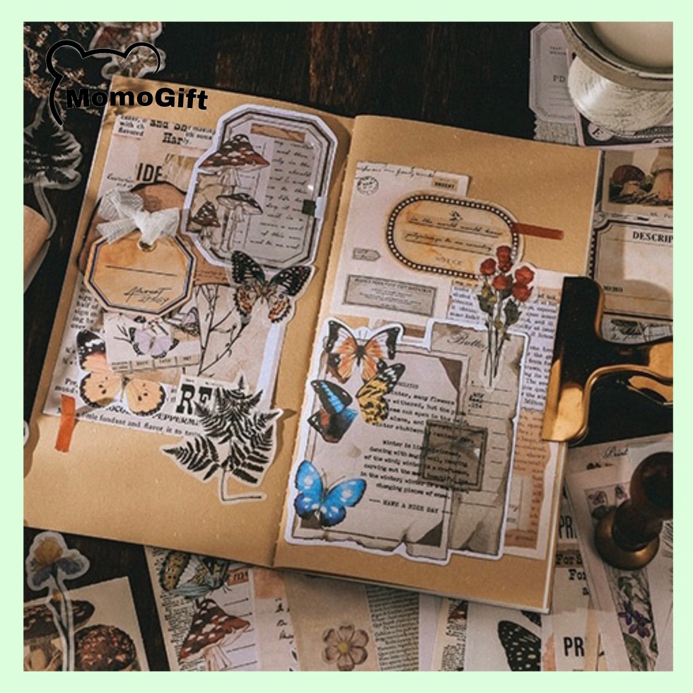 Jual Kertas Deco Paper Kertas Sticker Vintage Aesthetic Retro Clip ...