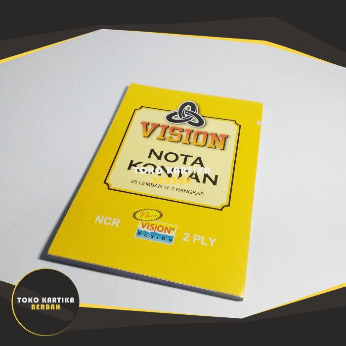 Jual NOTA KONTAN 2 PLY 25 LEMBAR 2 RANGKAP NCR - NOTA VISION | Shopee ...