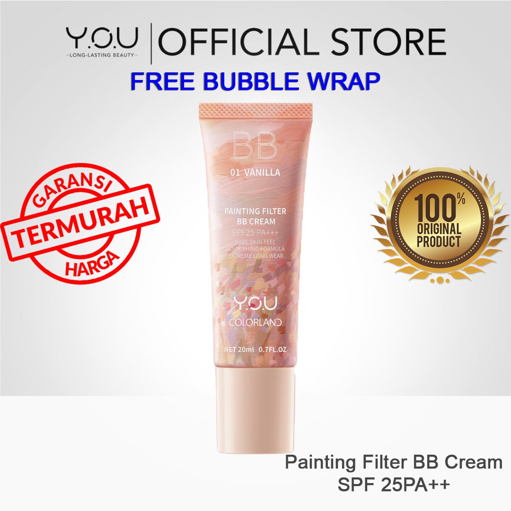 Jual YOU Colorland Painting Filter BB Cream | Shopee Indonesia