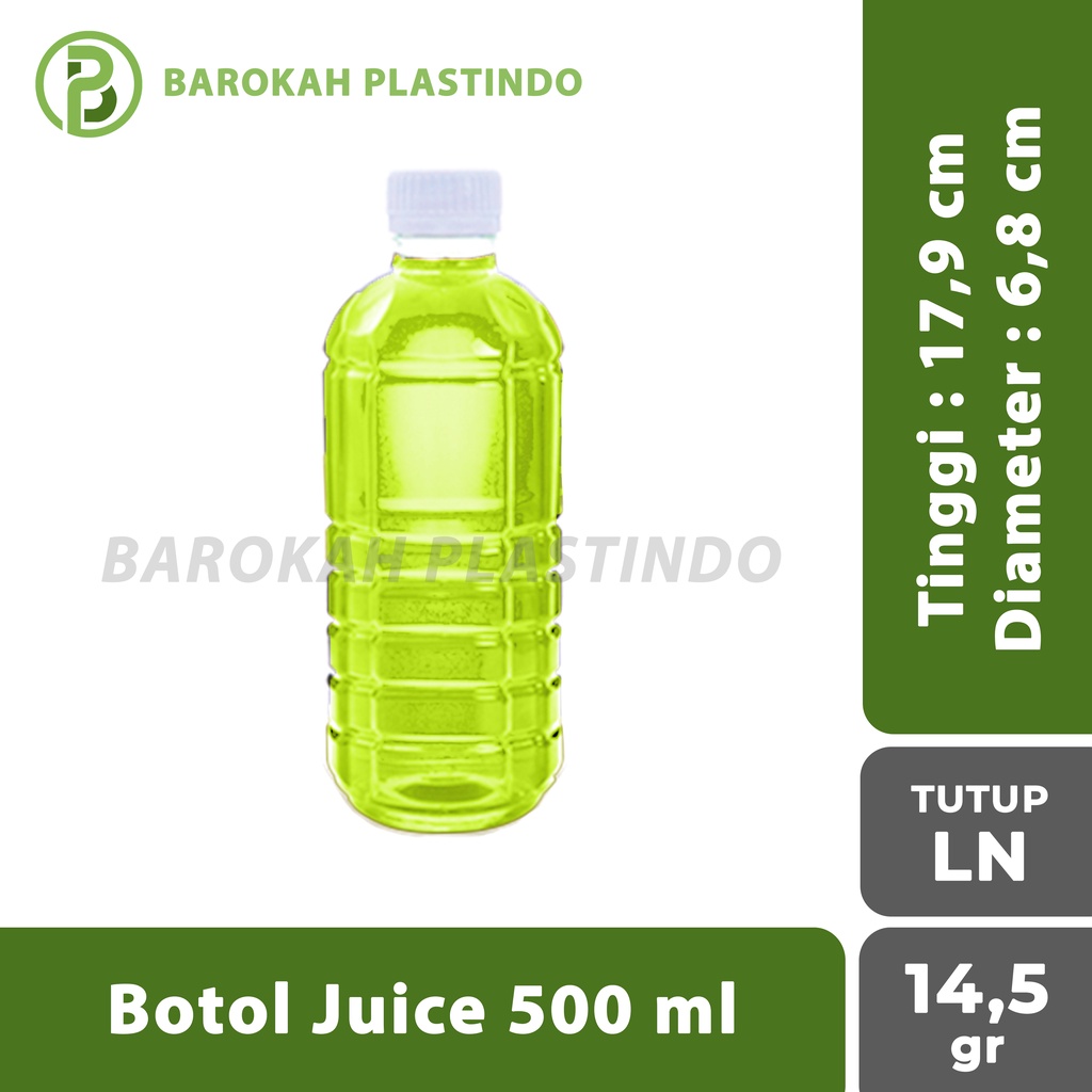 Jual Botol Juice 500 ml / Botol Plastik 500 ml / Botol 500 ml | Shopee ...
