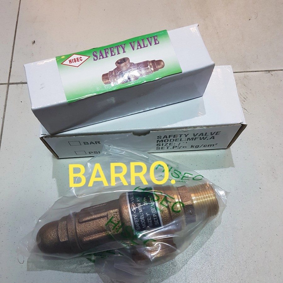 Jual Safety valve Hisec Kuningan 1/2" | Shopee Indonesia
