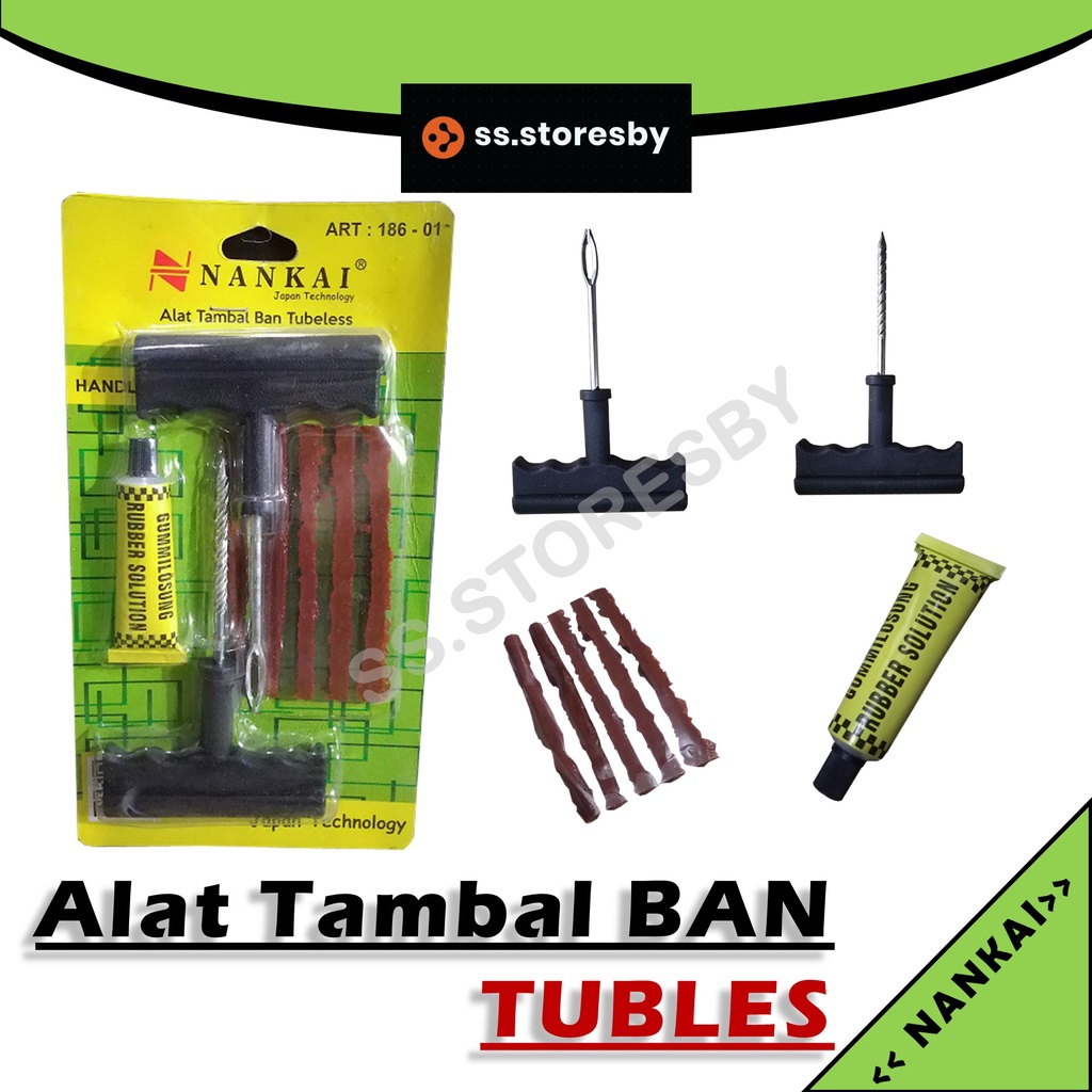 Jual ALAT TAMBAL BAN TUBELESS NANKAI SET GAGANG PLASTIK | Shopee Indonesia