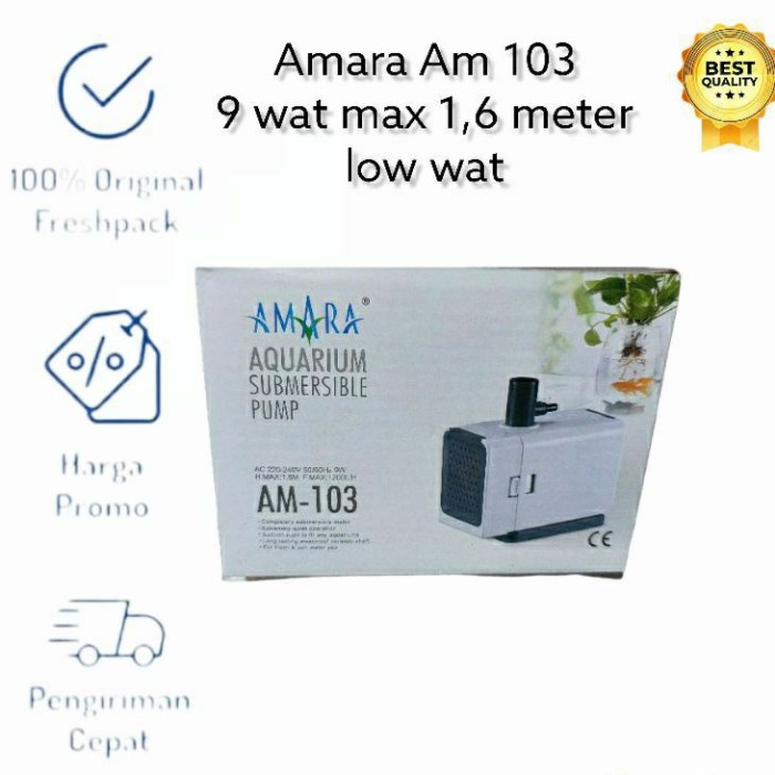 Jual POMPA AIR AQUARIUM POWER HEAD AMARA AM103 AMARA AM 103 POMPA ...