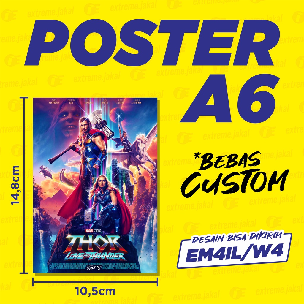 Jual POSTER A6 CUSTOM | Shopee Indonesia