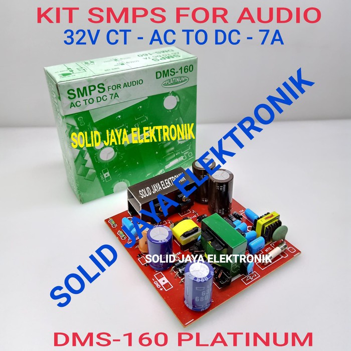 Jual KIT SMPS 32V 7A CT AC TO DC DMS160 DMS-160 DMS 160 PLATINUM 7A 32 ...