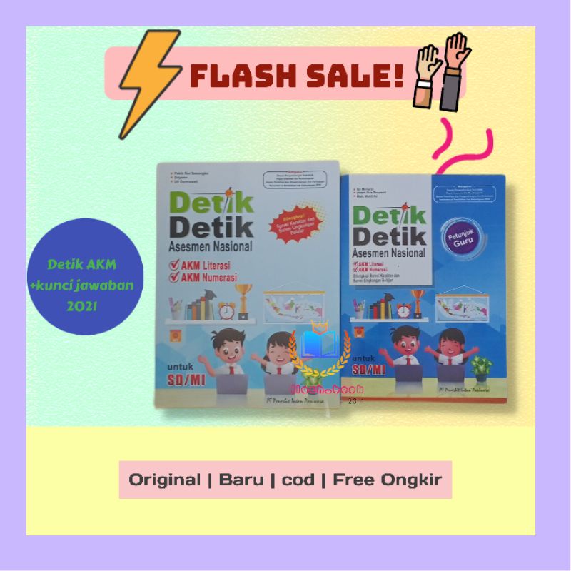 Jual Buku Detik Detik AKM SD Asesmen Nasional AkM Literasi AKM Numerasi ...