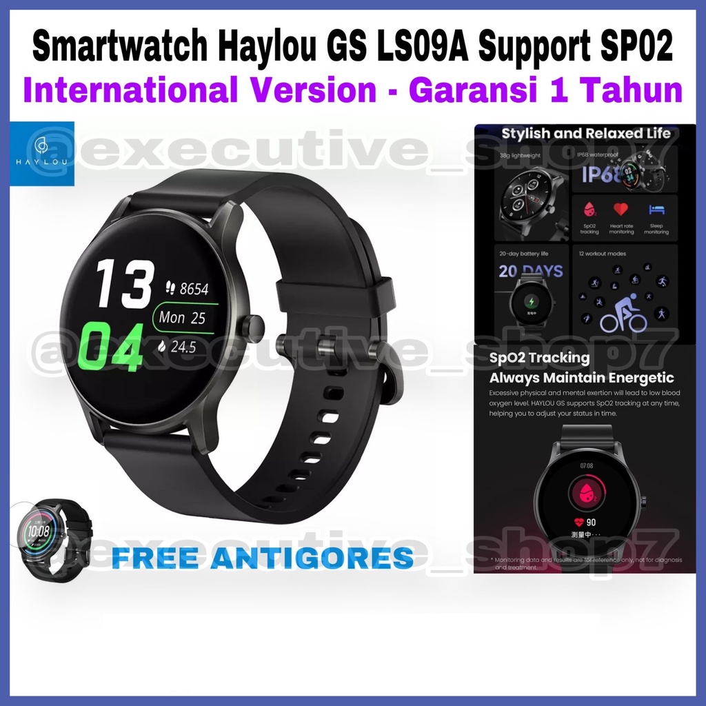 Jual Smartwatch Haylou GS LS09A Support SP02 International Version ...