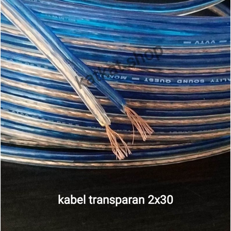 Jual Kabel listrik transparan 2x30 | Shopee Indonesia