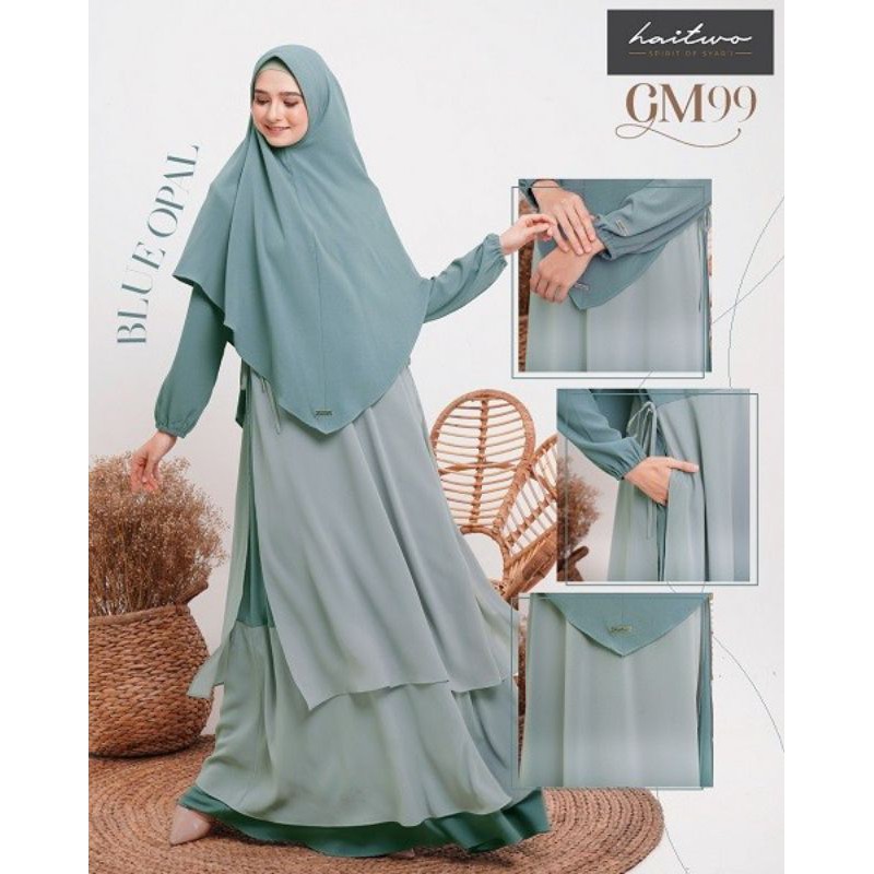 Jual GAMIS SET SYARI GM 099 GAMIS HAITWO | Shopee Indonesia