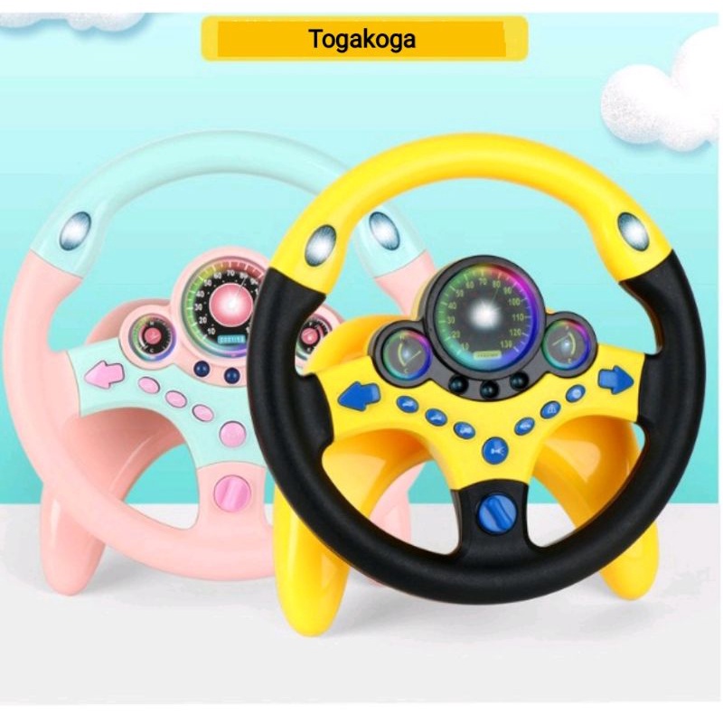 Jual Mainan Setir Setiran Mobil Anak Steering Wheel Musik | Shopee ...