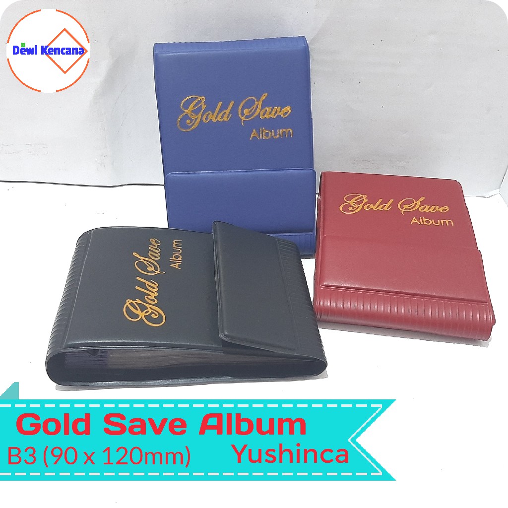 Jual Gold Save Album/Penyimpan LM Merk Yushinca/Album Name tag | Shopee ...