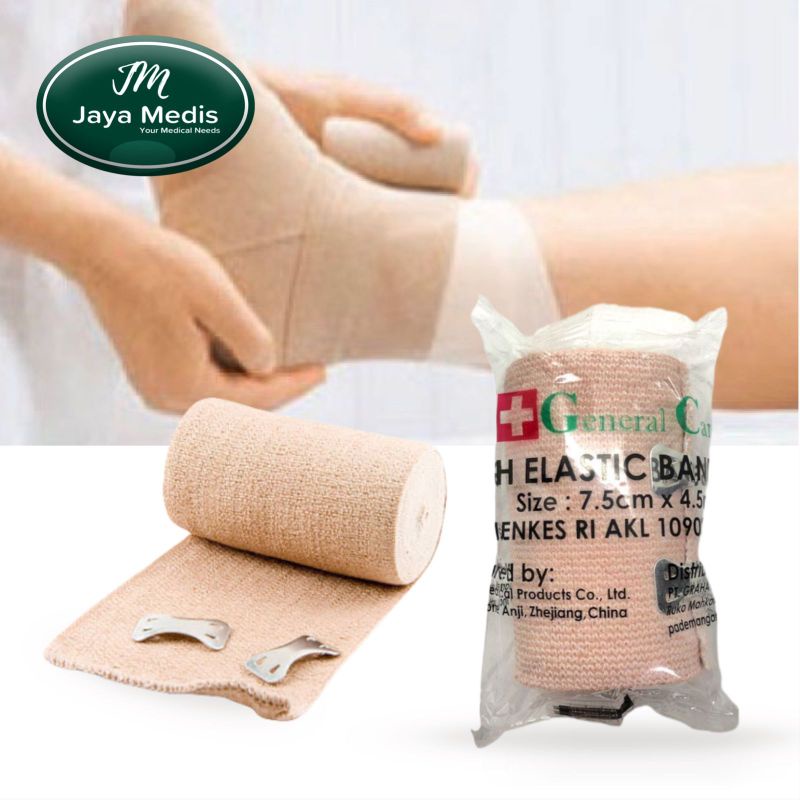 Jual Perban Elastis General Care 3 INCH (7.5cm × 4.5 Meter ) | Shopee ...