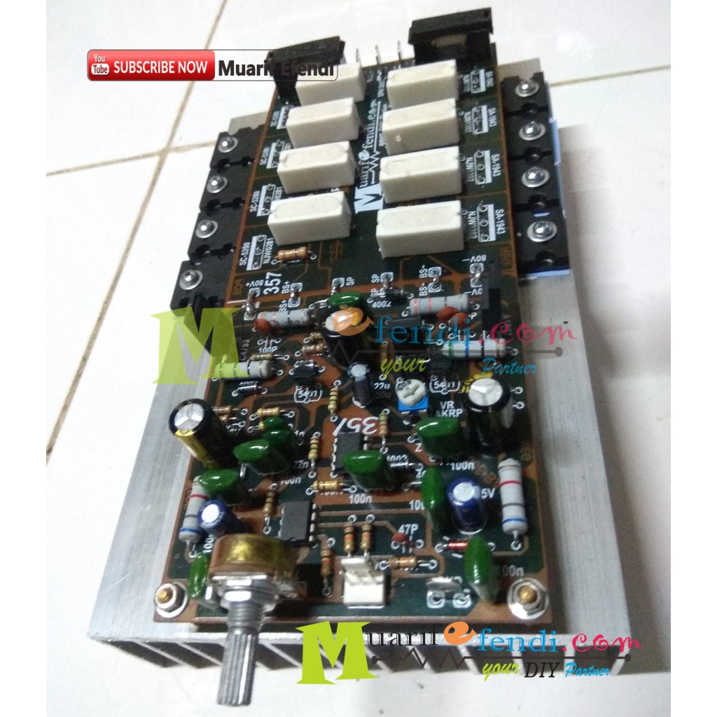 Jual KIT Power Amplifier SOCL506 SOCL 506 KOMPLIT HS 12 sirip dan FINAL ...