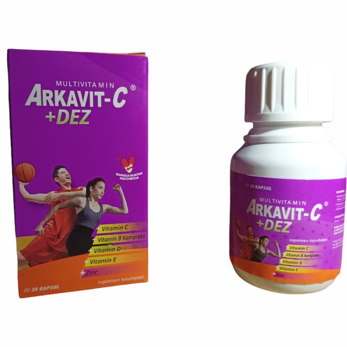 Jual Balatif Arkavit C Plus DEZ 30 Kapsul [Botol 30 Kapsul] | Shopee ...