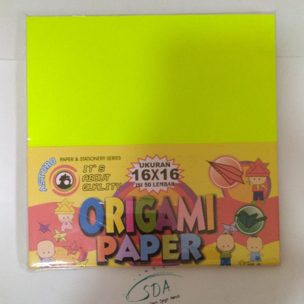 Jual Kertas Origami Asturo 16x16 - Prakarya | Shopee Indonesia