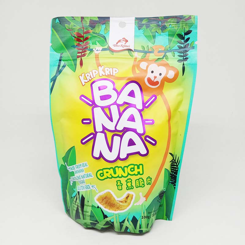 Jual DUA KELINCI KRIP KRIP BANANA CRUNCH 100 G | Shopee Indonesia