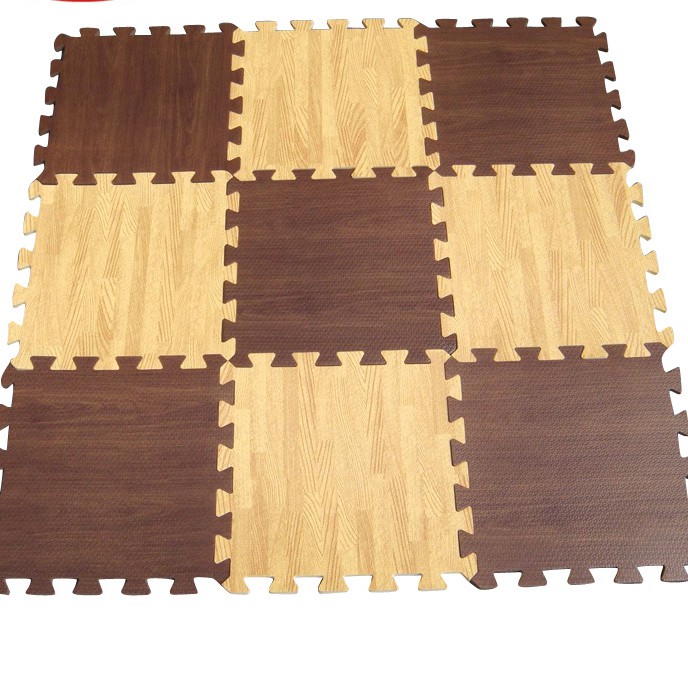 Jual Puzzle alas lantai evamat / Evamat Bambu / motif wooden / motif ...